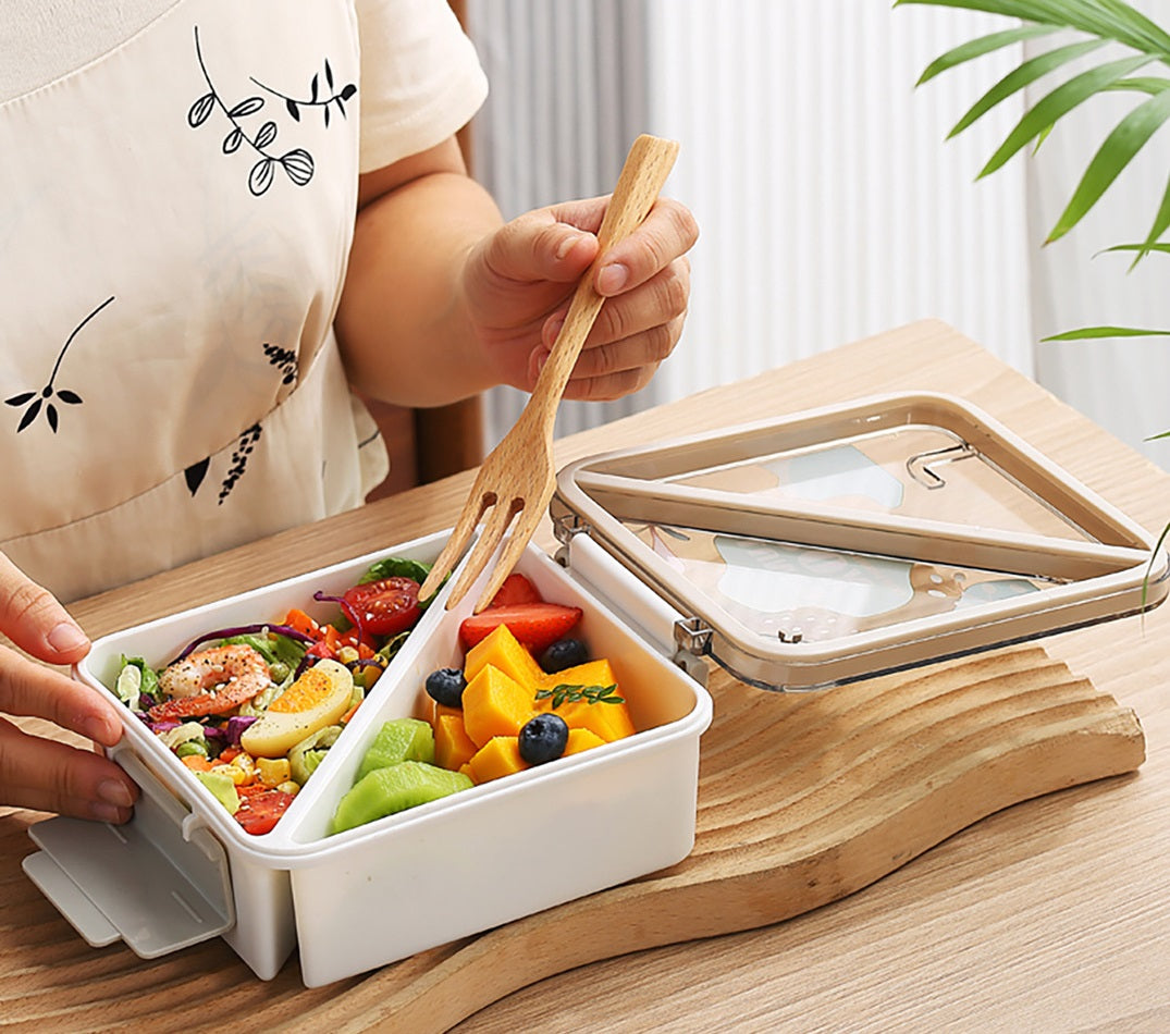 Flip Top Lunch Box With Partition – SaSaCoTnT