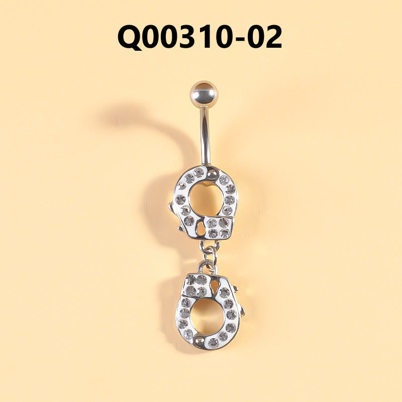 Handcuff Belly Button Ring – SaSaCoTnT