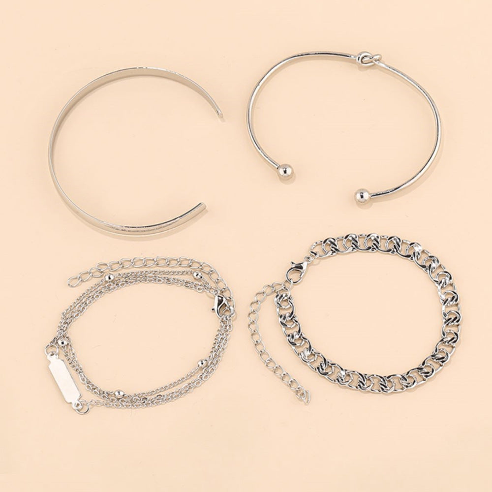 Silver Layered Bracelet/Handbands – SaSaCoTnT
