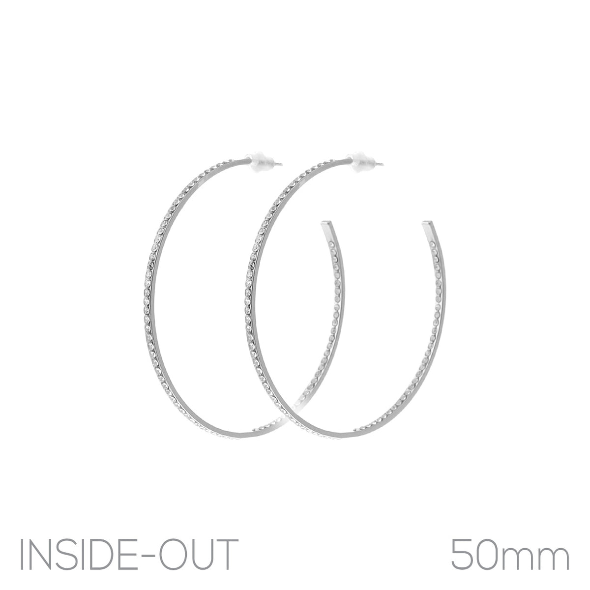 Inside Out Round 50mm hoop – SaSaCoTnT