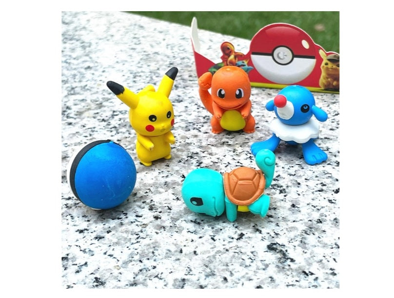 Pikachu Eraser Set – SaSaCoTnT